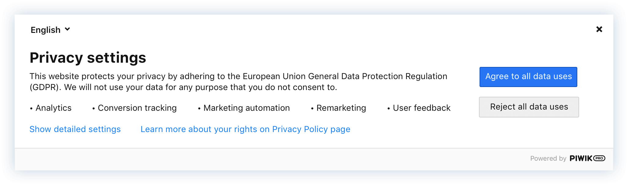 Consent Management Platform | Piwik PRO