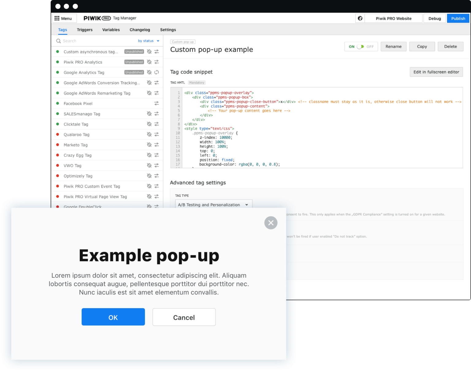 Tag Manager | Piwik PRO Analytics Suite