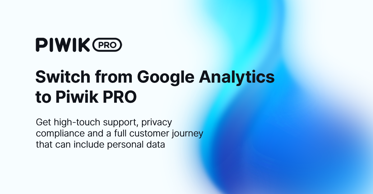 Switch from Google Analytics to Piwik PRO | Piwik PRO